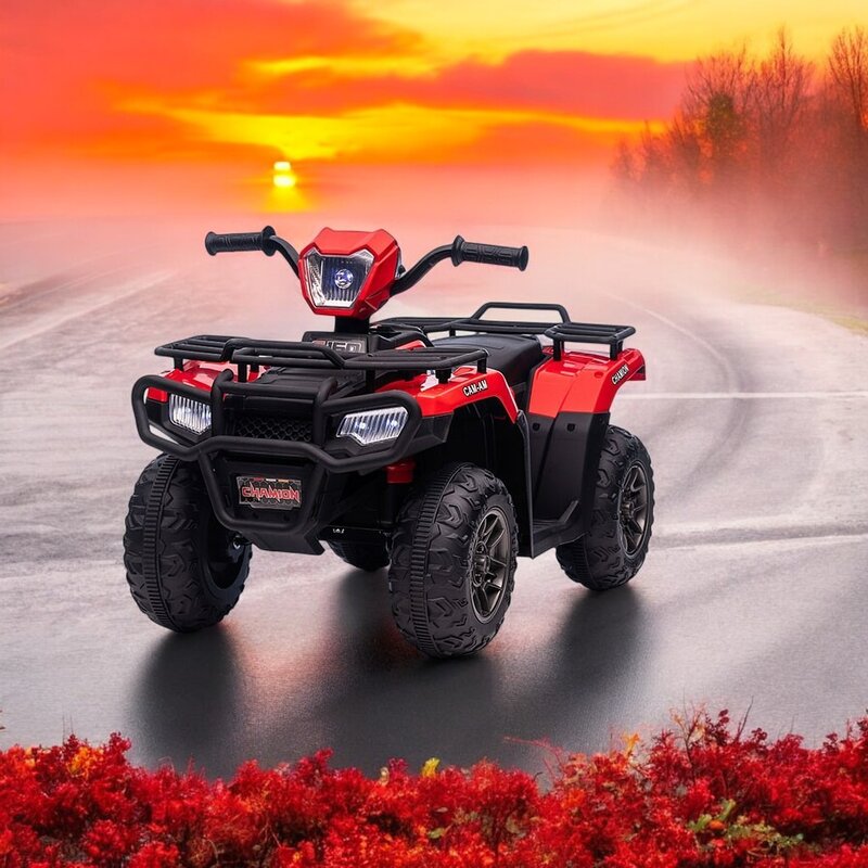 ATV electric copii, Baby Mix, Quad, Pana la 25 kg, Cu 3 viteze, Cu ...