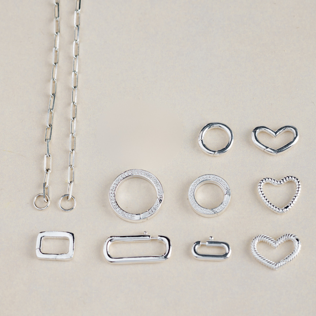 ELM-Origin – Lănțișor bază MINI PAPERCLIP – Argint 925 - Chic Bijoux