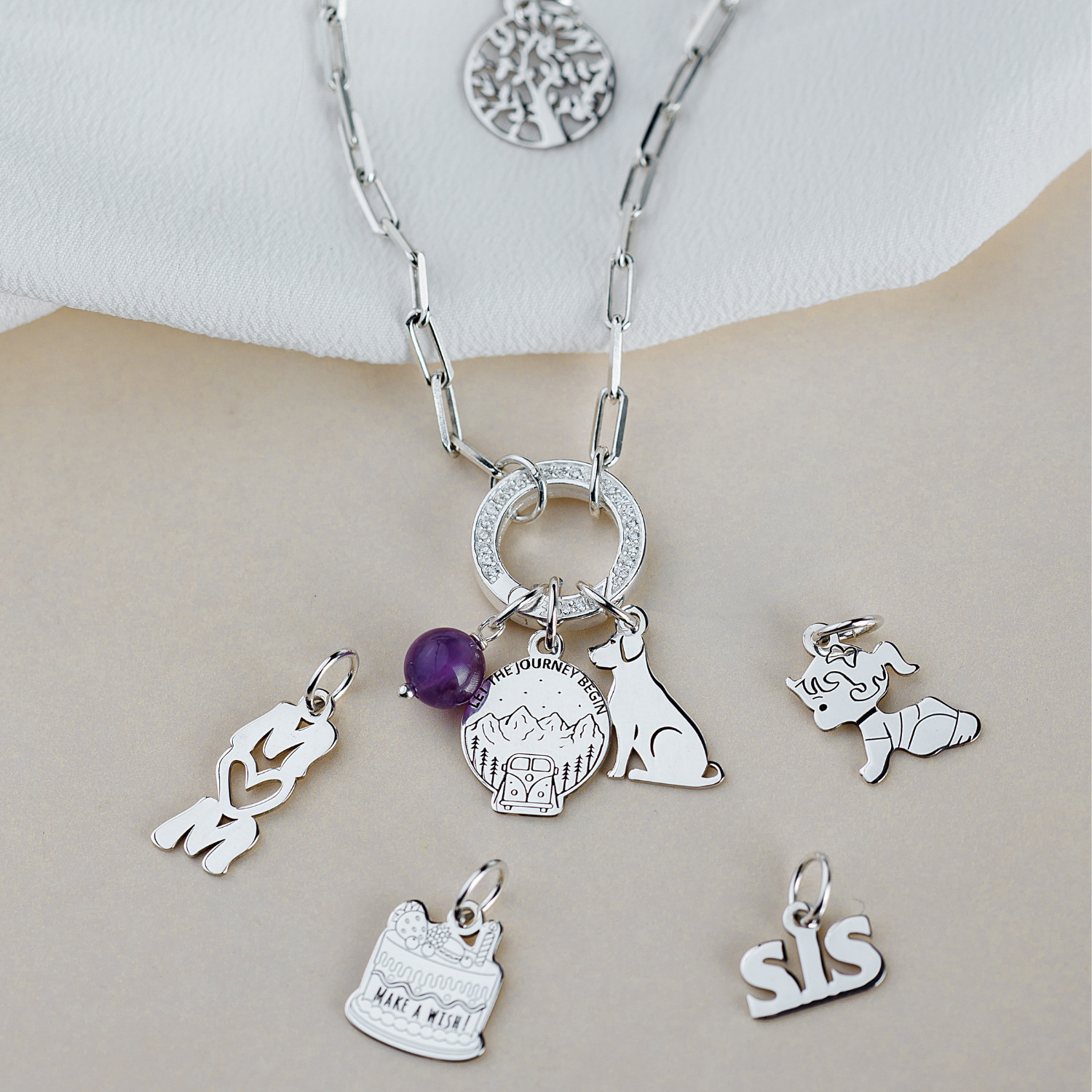 ELM-Origin – Lănțișor bază MINI PAPERCLIP – Argint 925 - Chic Bijoux