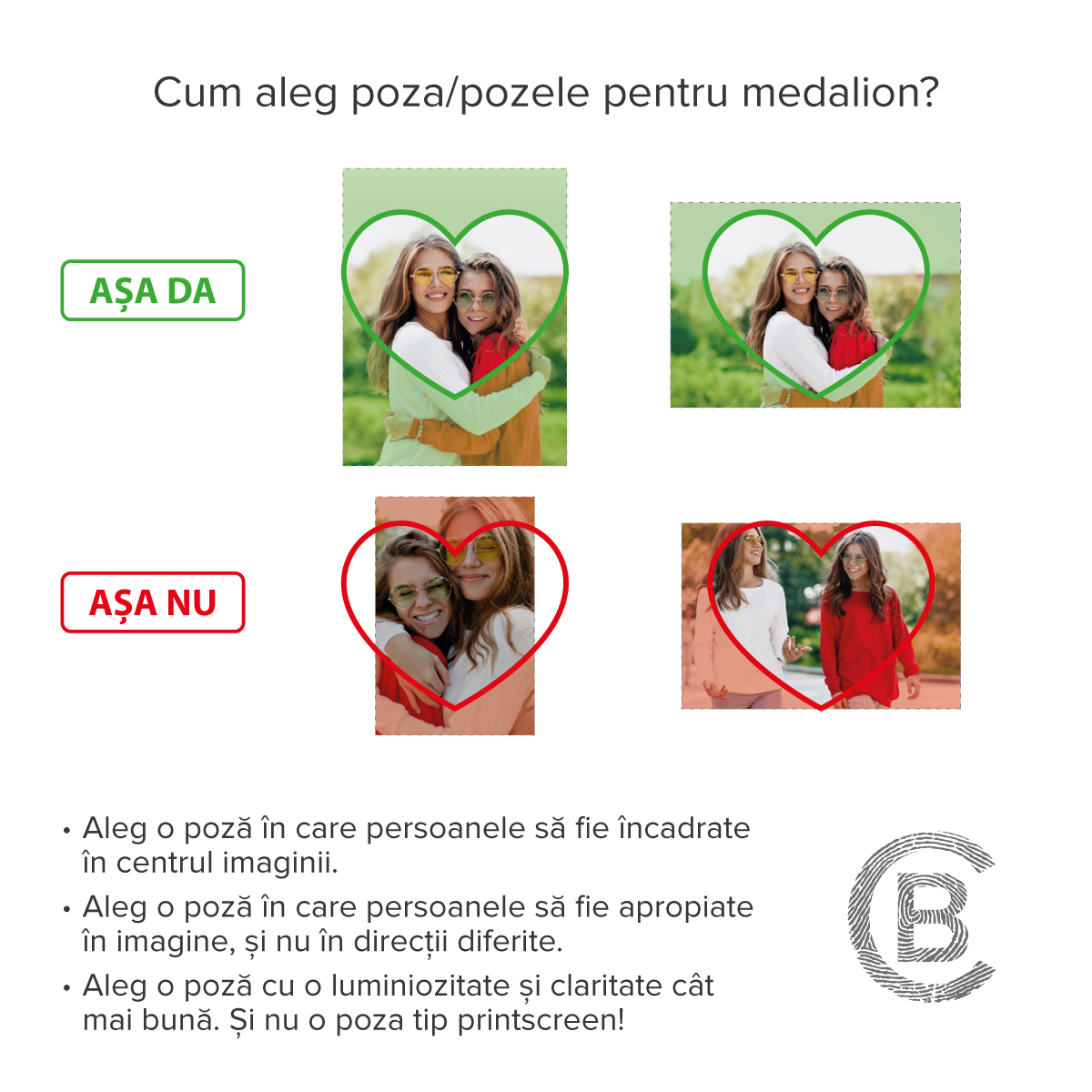 Lantisor cu medalion inima 20 mm cu poza in interior - Gravura ...