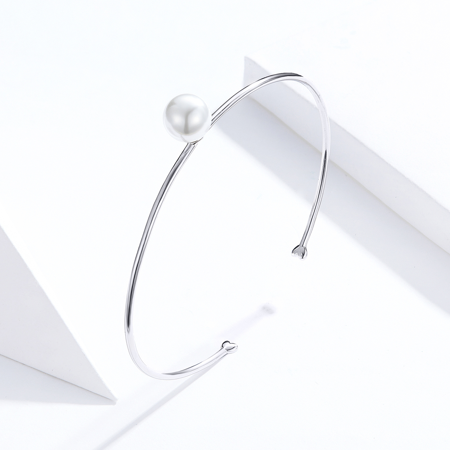 Bratara din argint Simple Pearl