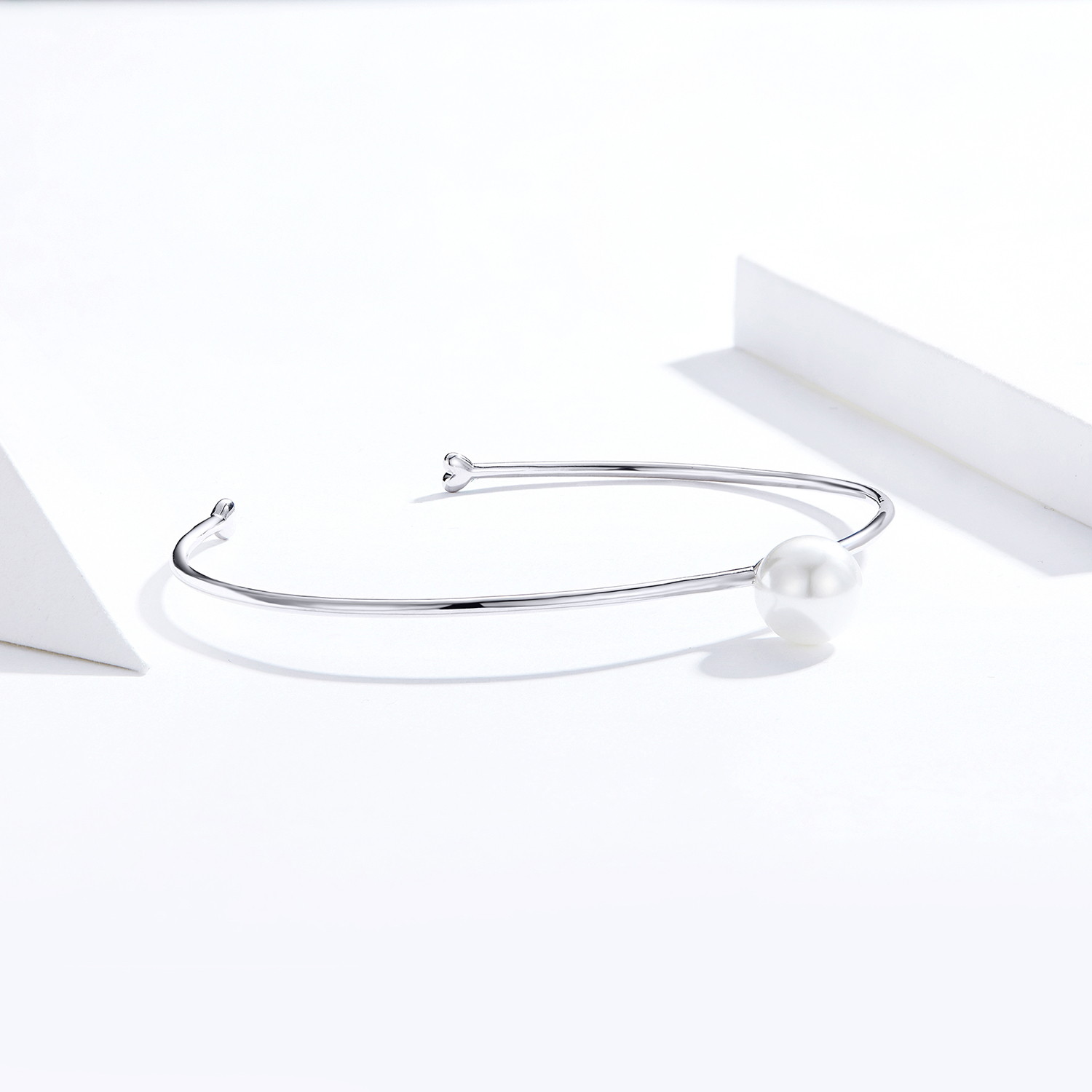 Bratara din argint Simple Pearl