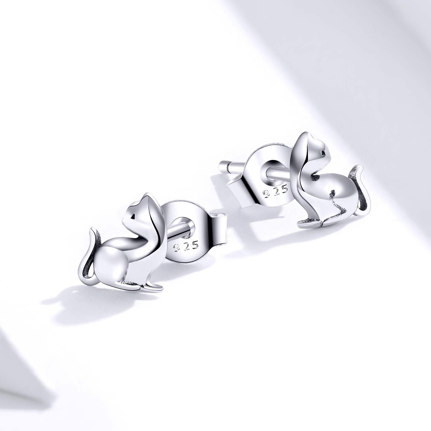 Cercei din argint Small Cats