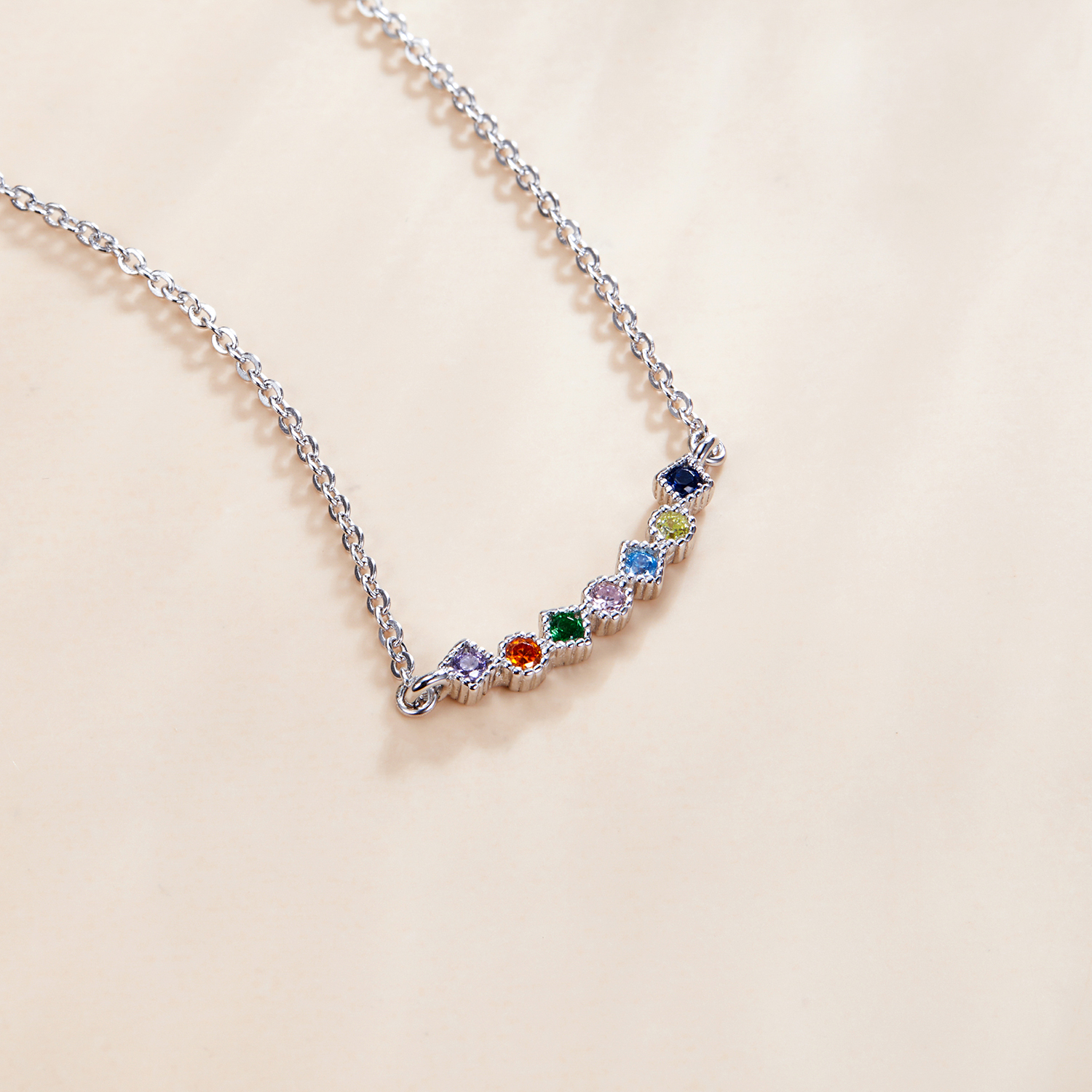 Colier din argint Amazing Rainbow