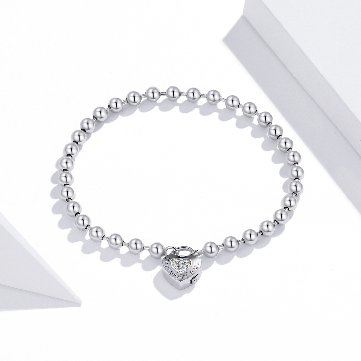 Bratara din argint Simple Beads