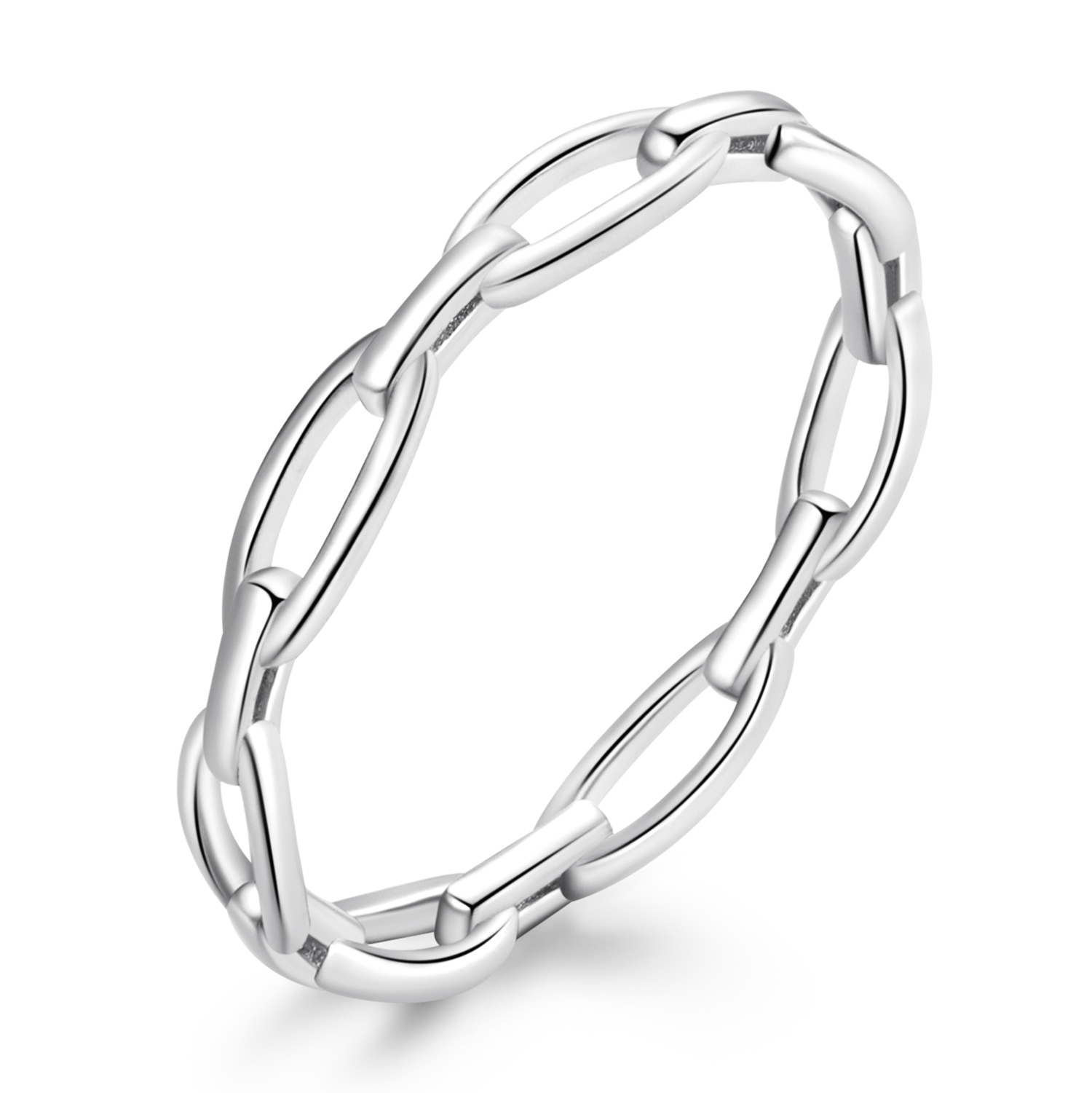 Inel din argint Silver Chain Ring