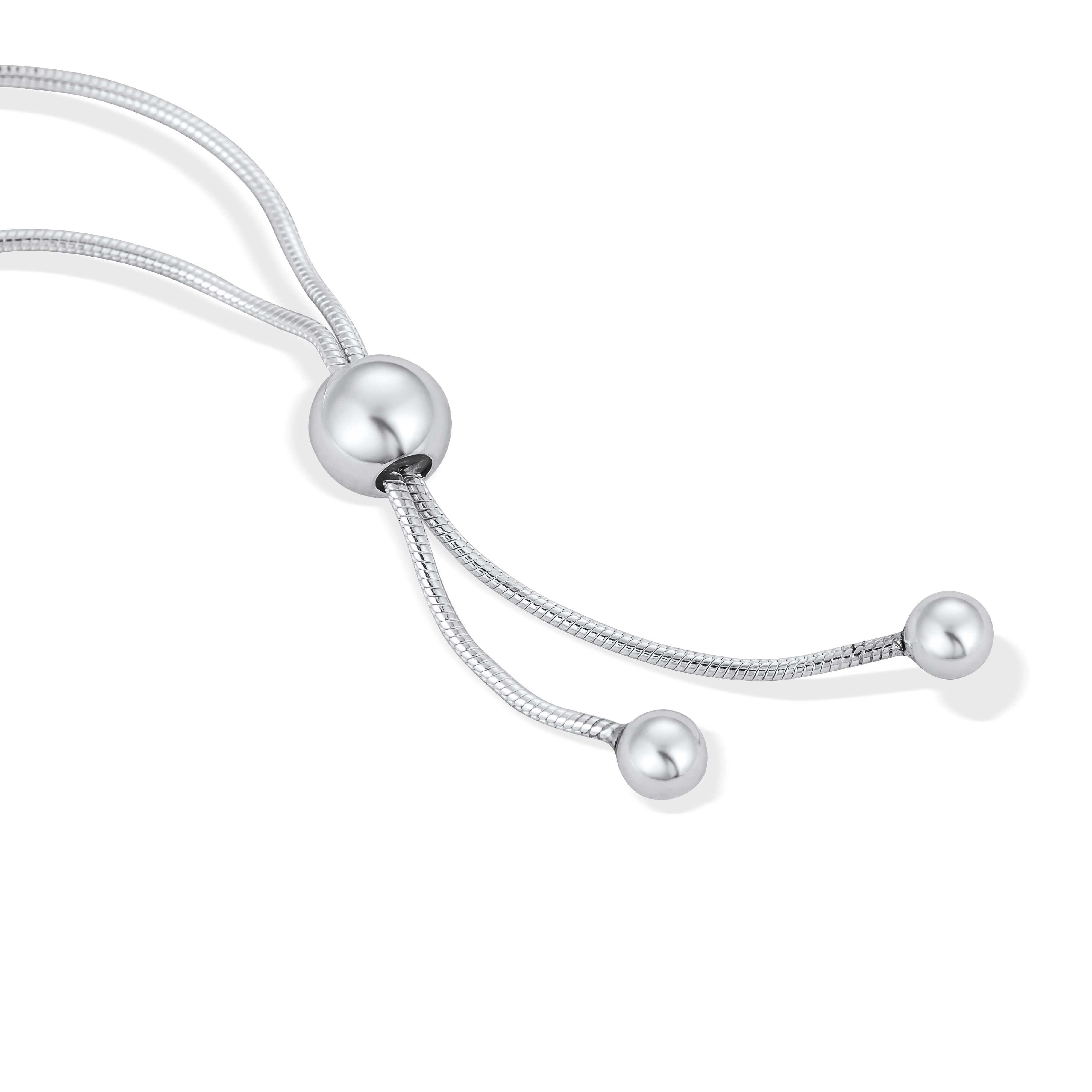 Bratara reglabila din argint Silver Rope