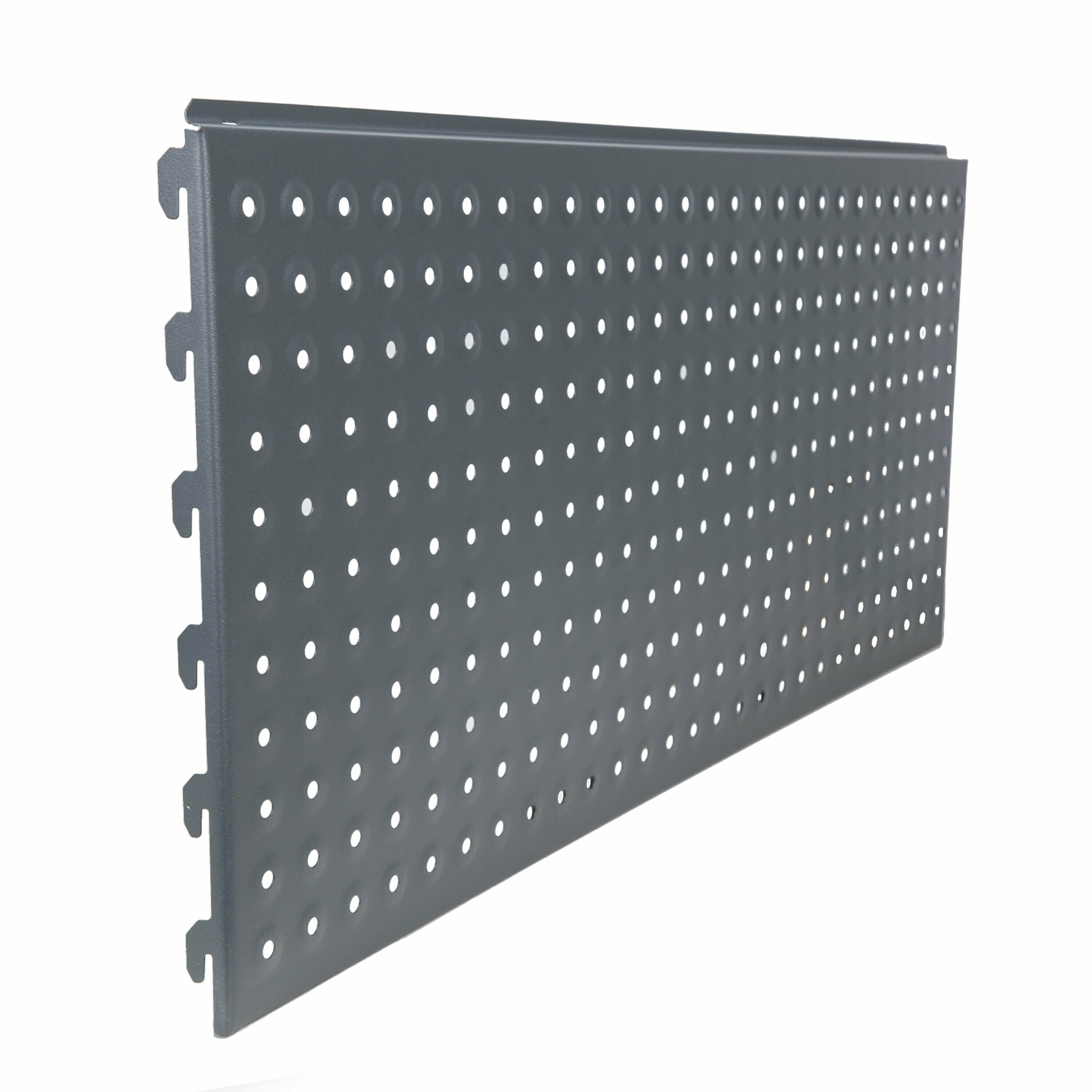 Panou Spate Metal Perforat 70X30 Cm Gri Antracit