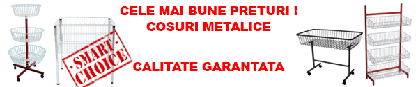 Raft metalic cu cosuri