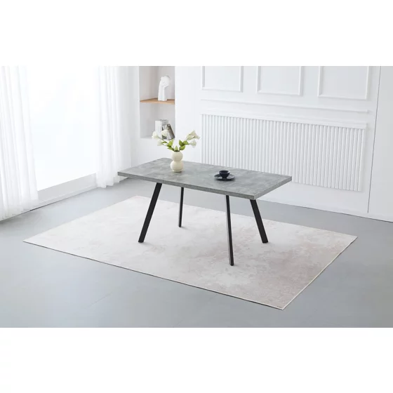 Masa Extensibila Koko, 120-160x80x75 cm, Gri - Kalenda