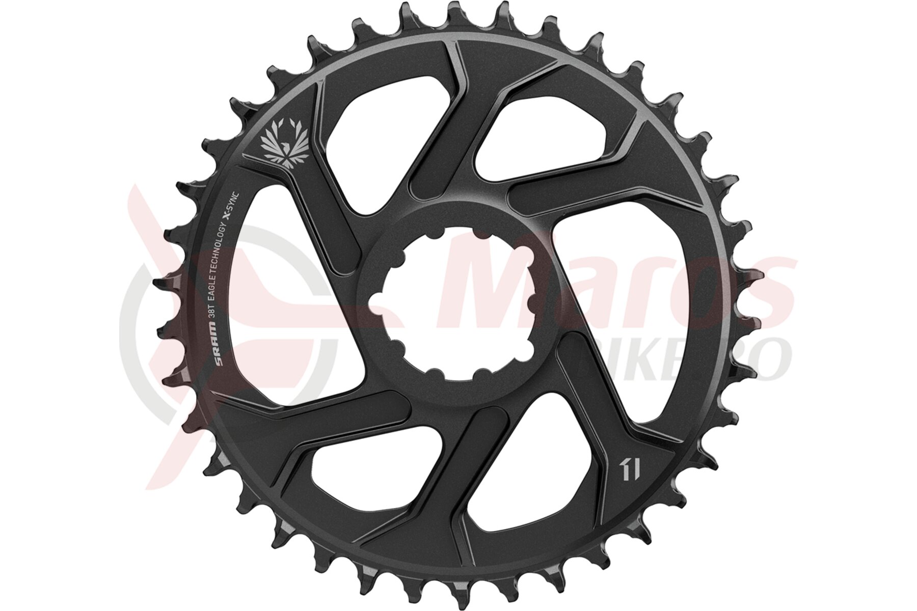 Placa pedalier X-SYNC 2 SL 34T Direct Mount 3mm Offset Boost Eagle Gold