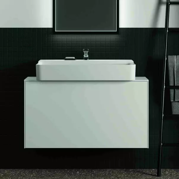 Dulap baza suspendat Ideal Standard Atelier Conca 1 sertar si blat cu ...