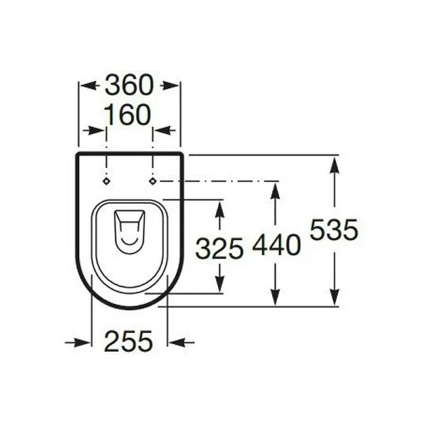 Set vas wc suspendat Roca Nexo cu capac softclose slim alb lucios ...