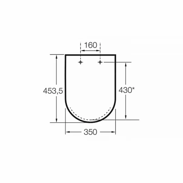 Set vas wc suspendat Roca The Gap rimless cu capac softclose slim alb ...